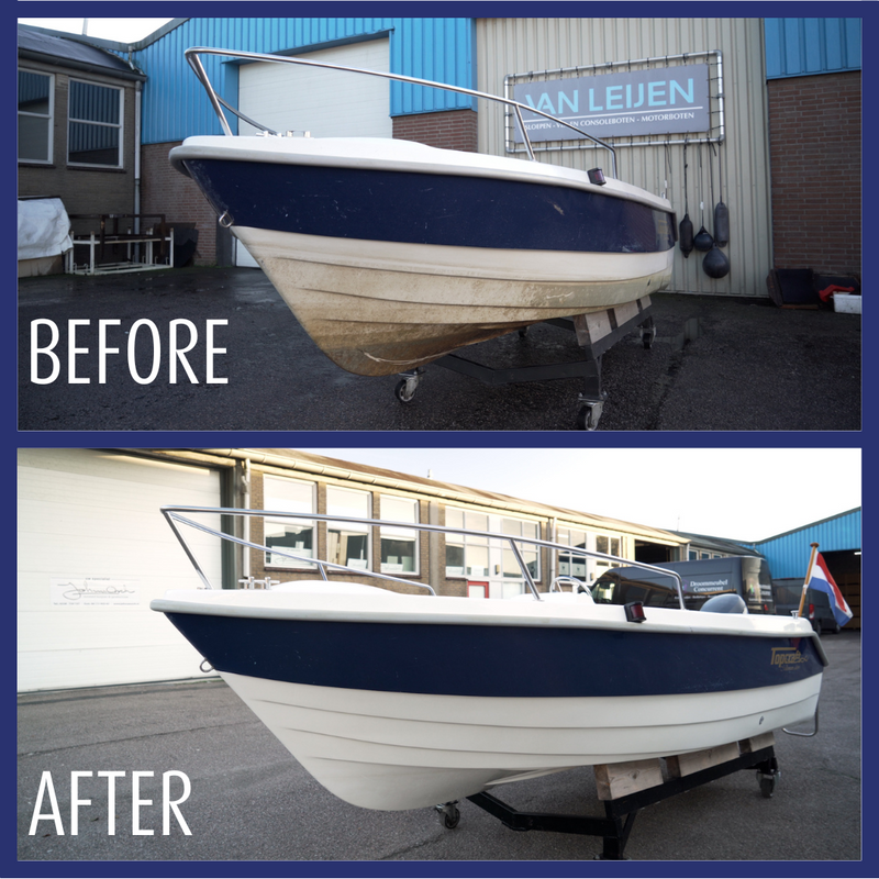 Cleaning products for boats