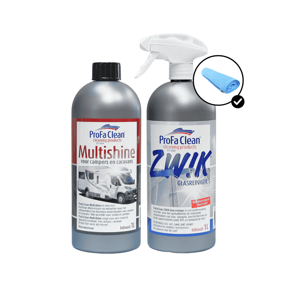 Camper of caravan wassen? ProFa Clean schoonmaakmiddelen