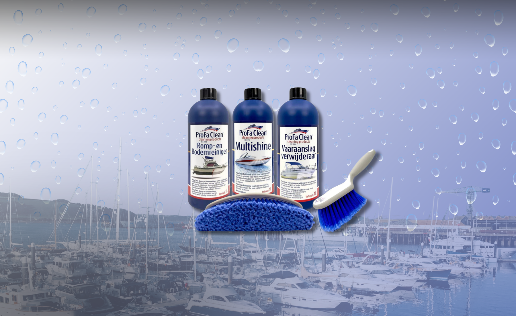 Schoonmaakproducten voor boten, campers en caravans